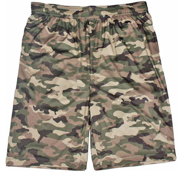 Badger Adult/Youth Camo Performance Shorts - Cheerleading Equipment and ...