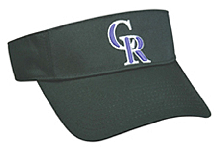 MLB Pre-Curved Colorado Rockies Visor - Baseball Equipment & Gear