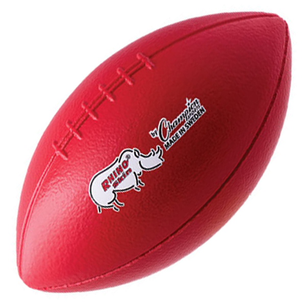 Champion Rhino Skin Molded 8.5" Foam Football - Football Equipment and Gear