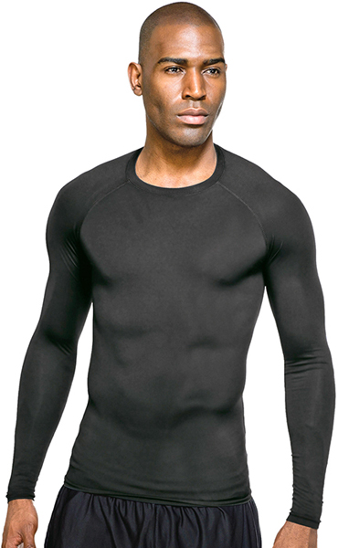 Tri Mountain Adult Gauntlet LS Compression Shirt - Soccer Equipment and ...