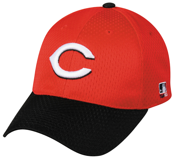 MLB Stretch Fit Cincinnati Reds Road Baseball Cap - Baseball Equipment ...