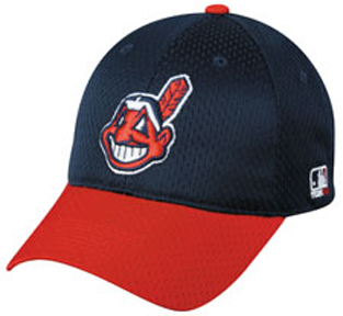 MLB Stretch Fit Cleveland Indians Baseball Cap - Baseball Equipment & Gear