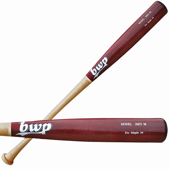 BWP Adult Select Maple JM-33 Wood Baseball Bats - Baseball Equipment & Gear