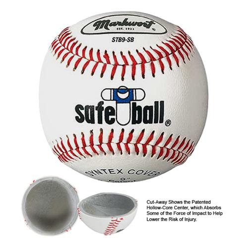 Markwort 9" STB9-SB Safe-T-Ball Baseballs-Youth - Baseball Equipment & Gear