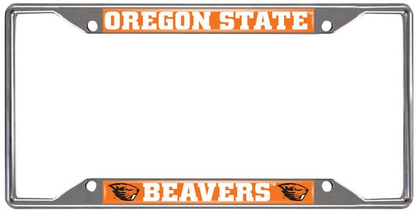 E99267 Fan Mats Oregon State Univ License Plate Frame