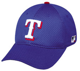 MLB Stretch Fit Texas Rangers Baseball Cap - Baseball Equipment & Gear