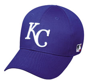 MLB Stretch UV Kansas City Royals Baseball Cap - Baseball Equipment & Gear