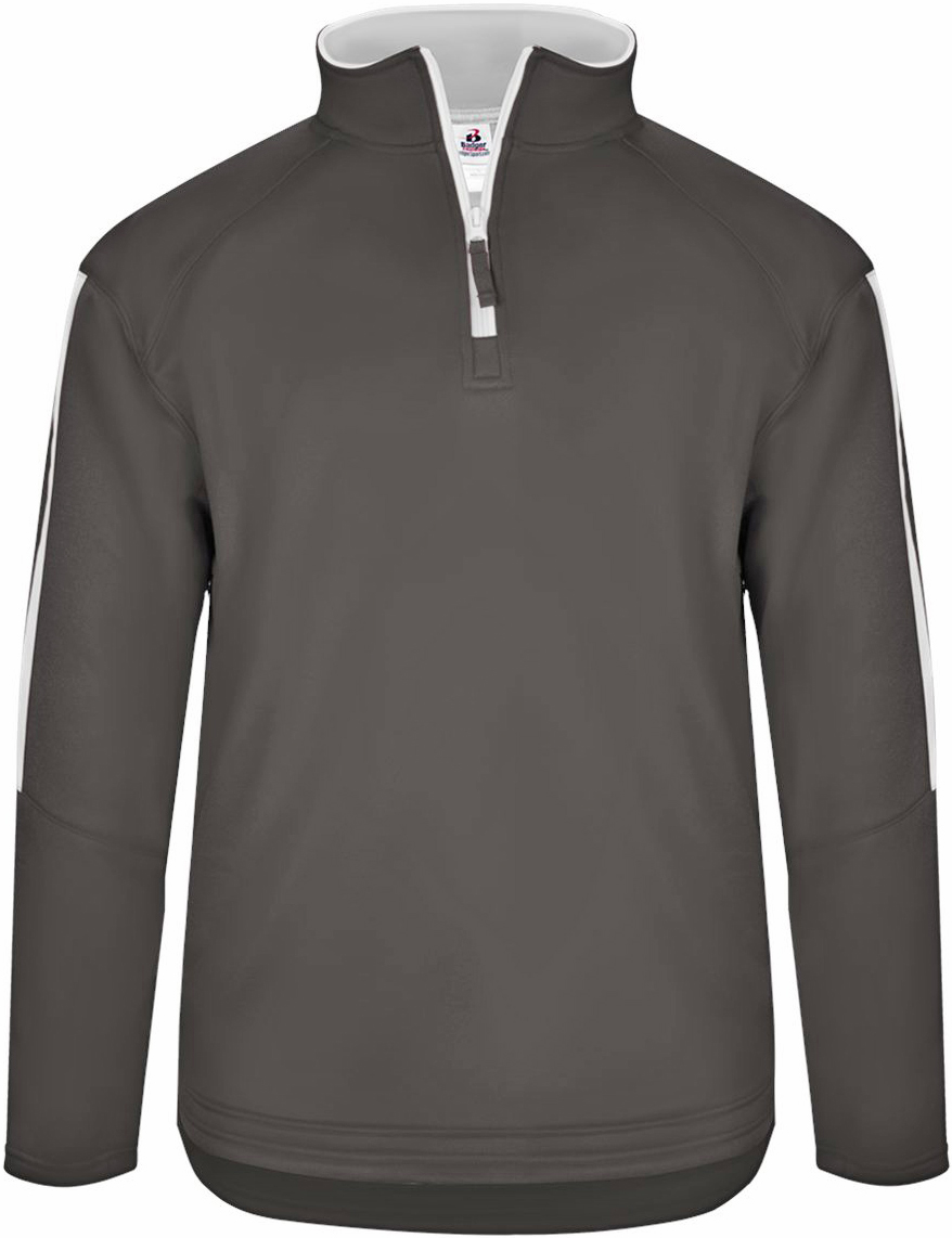 E124396 Badger Adult Sideline Fleece 1/4 Pullover