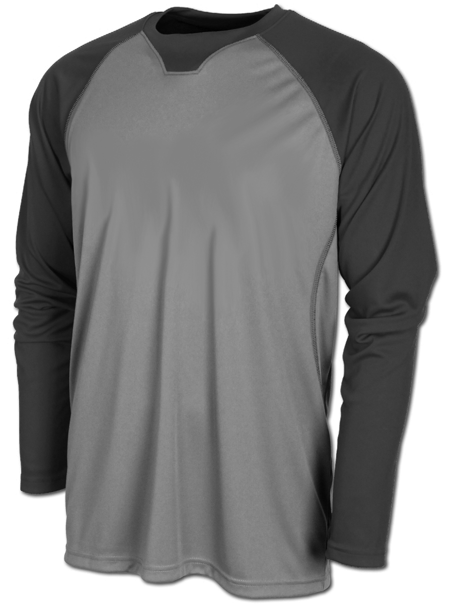 E106088 Baw Men's Xtreme-Tek Long Sleeve Baseball Shirt