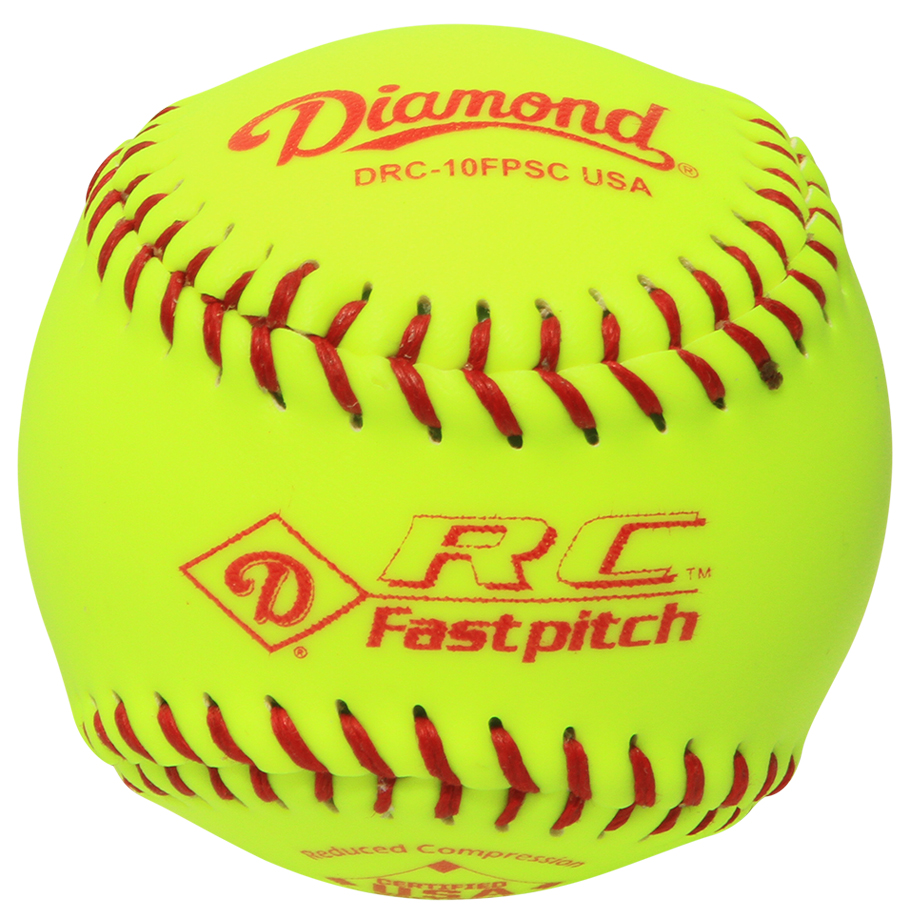 E138005 Diamond RC Fastpitch USA Red Stitch Softballs