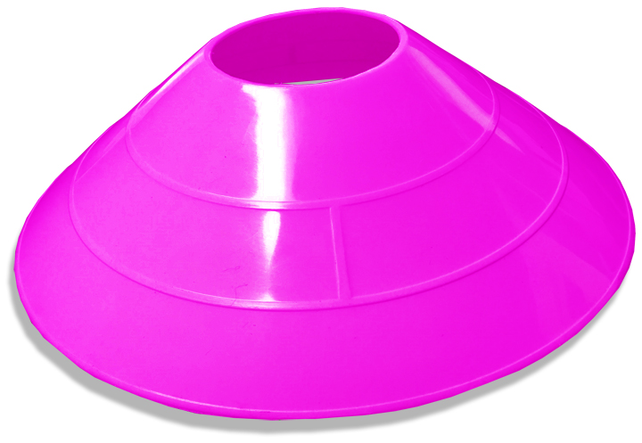 E466 Epic 7 7/8" Wide x 2.25" Tall Athletic Field Saucer Cones