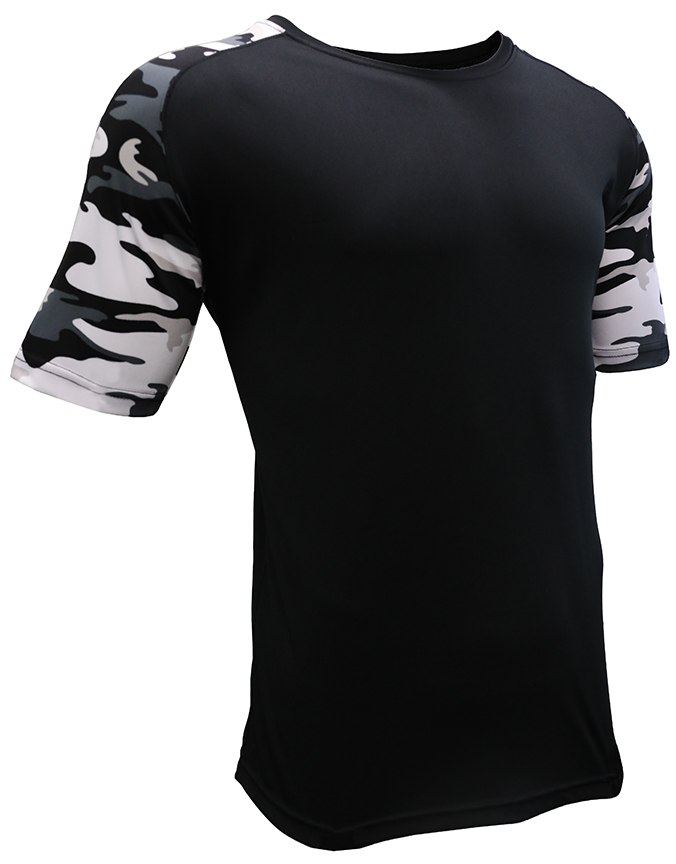 E169040 Epic Cool Performance Camo Sleeve Jersey T Shirt (13- Colors ...