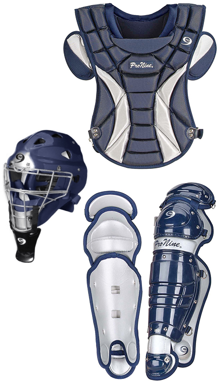 E73180 Pro Nine Youth Baseball Catcher Gear Set Ages 9-12