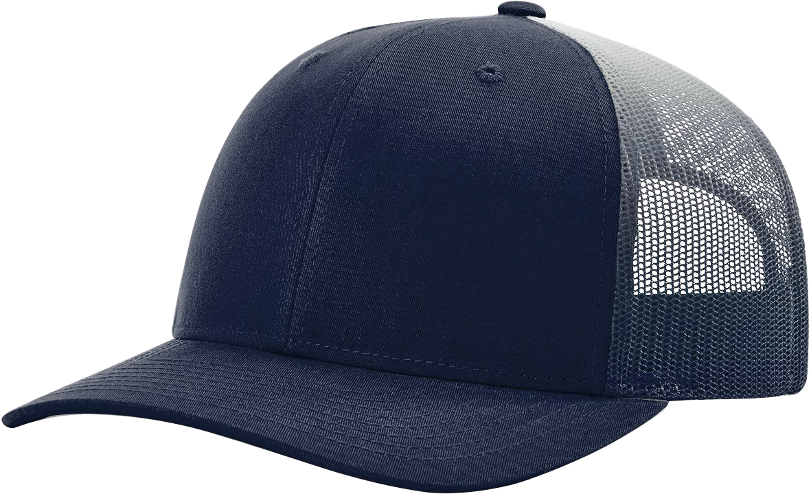 E133736 Richardson 112PM Printed Mesh Trucker Cap
