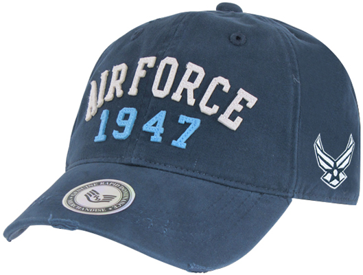 E95195 Vintage Athletic Air Force Military Cap