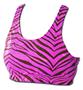 Pizzazz Cheerleaders Zebra Glitter Sports Bras - Cheerleading Equipment ...