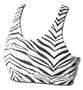 Pizzazz Cheerleaders Zebra Glitter Sports Bras - Cheerleading Equipment ...
