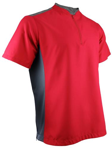 E170614 Adult & Youth Polyester 1/4 Zip Baseball Batting Jacket