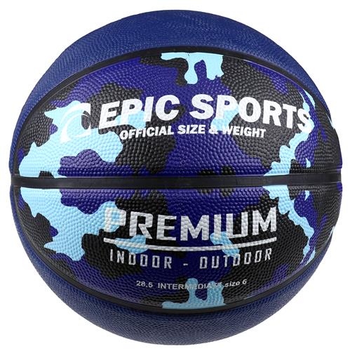 E171683 Epic Multi-Color Camo Premium Recreational Basketballs