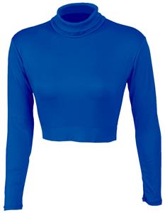 E17513 Cheerleaders Nylon Turtleneck Midriff Bodysuits