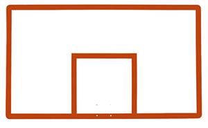 E19968 Official 42"x72" Fiberglass Basketball Backboard