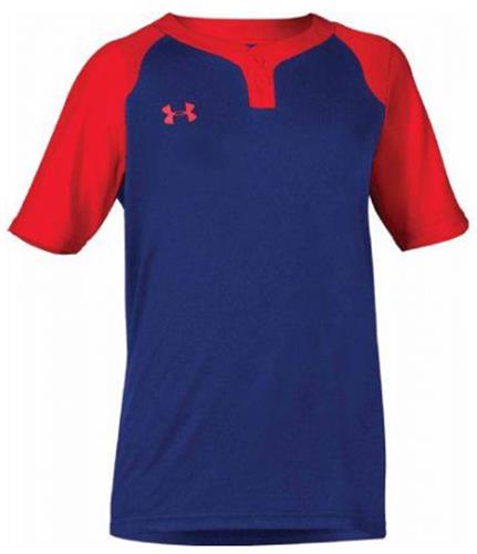 E205164 Under Armour Baseball Jersey , Adult 2-Button (BK,Forest,Gold ...