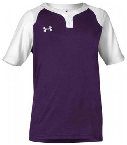E205164 Under Armour Baseball Jersey , Adult 2-Button (BK,Forest,Gold ...