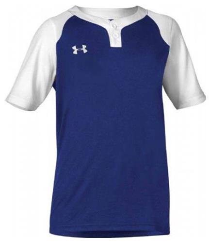 E205164 Under Armour Baseball Jersey , Adult 2-Button (BK,Forest,Gold ...
