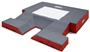 Gill G1 Pole Vault Landing System Red Vinyl Base (20' X 21'11" X 32 ...