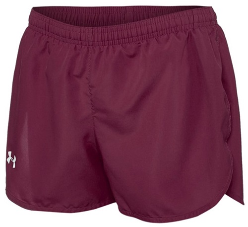 E233027 Under Armour Women's 2.5" Inseam Kick Split Shorts (Bk,Forest ...