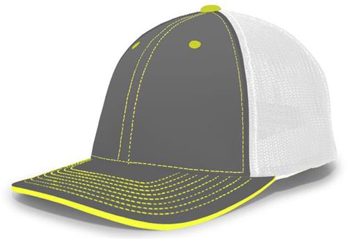 Trucker Flexfit Mesh Baseball Cap (Graphite,Royal,White,Kelly,Pink ...