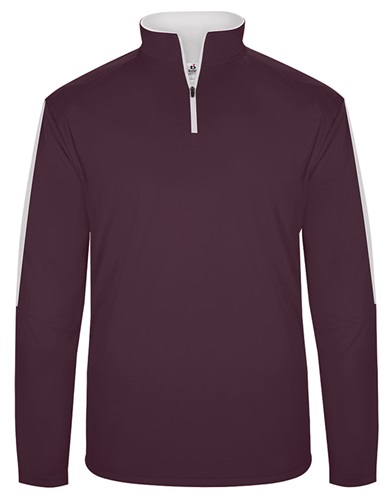 E233164 Adult 1/4 Zip Jacket ( Black,Forest,Graphite,Maroon,Navy,Red ...