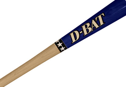 E25012 D-Bat Pro Maple-110 Two-Tone Baseball Bats