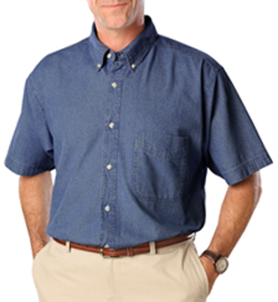 E27337 Blue Generation SS Premium Cotton Denim Shirts