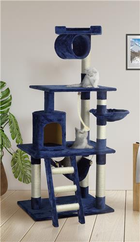 E67001 Go Pet Club 62" Cat Tree Condo Furniture