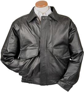 E98011 Burk's Bay Conceal Carry Leather Bomber Jacket