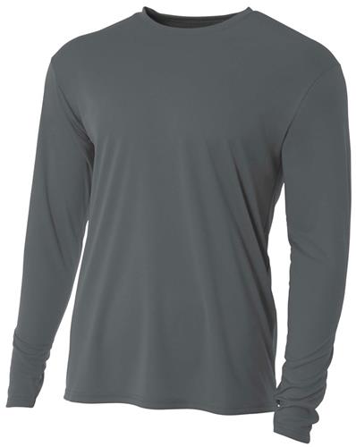 Customization Page for A4 Cooling Performance Adult Long Sleeve Crew ...